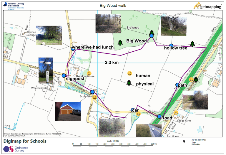 Mapping a walk (with Digimap For Schools) – Geogramblings
